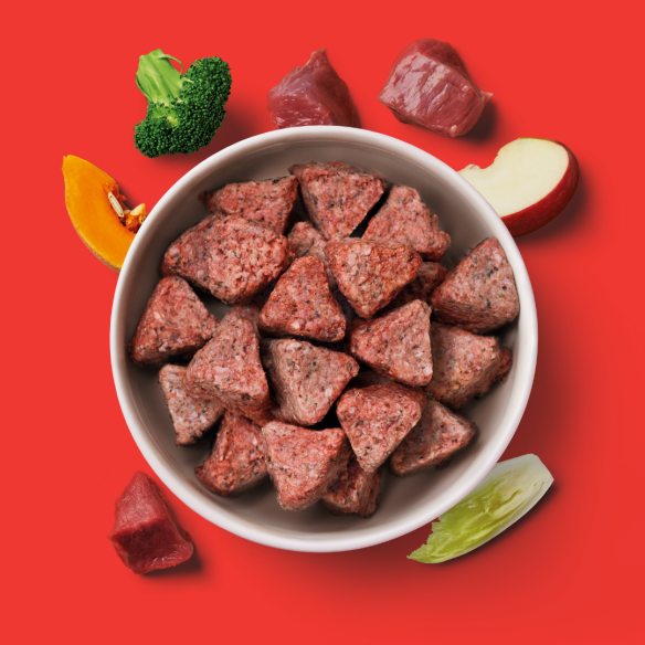 Nutriment Raw Beef Nuggets for Dogs 1kg